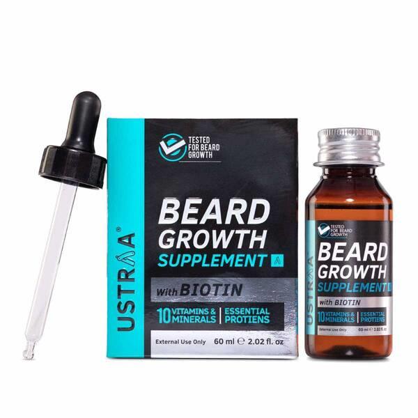 Buy Ustraa Beard Growth Supplement Oil 60 ml Online at Discounted Price ...