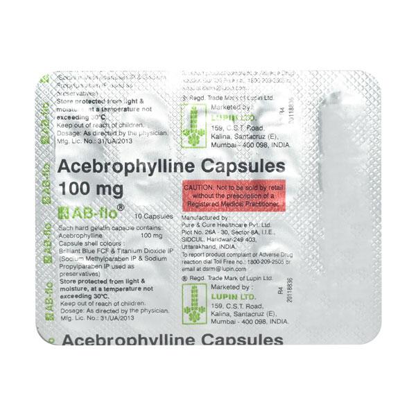 Buy AB Flo 100mg Capsule 10'S Online at Upto 25% OFF | Netmeds