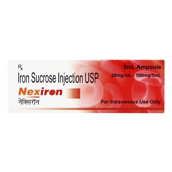 Nexiron Injection 5ml : Uses, Side Effects, Price | Netmeds