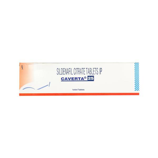 Caverta 25mg Tablet 4'S - Price, Uses, Side Effects | Netmeds