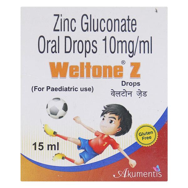 WELTONE Z Oral Drops 15ml Price, Uses, Side effects, Substitutes | Netmeds
