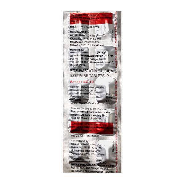 Buy ARVAST EZ 10 Tablet 10's Online | Netmeds