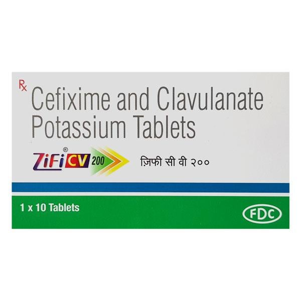 Zifi CV 200mg Tablet 10'S - Price, Uses, Side Effects | Netmeds