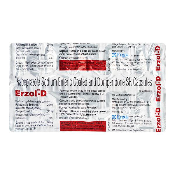 Buy Erzol D Capsule 10'S Online at Upto 25% OFF | Netmeds