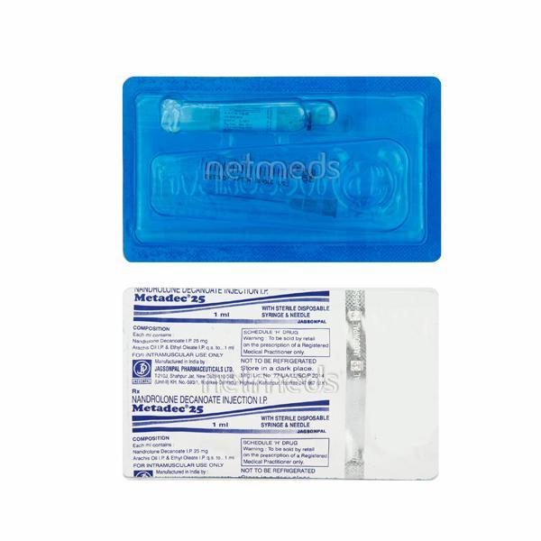 Metadec 25mg Injection 1ml Price, Uses, Side effects, Substitutes | Netmeds