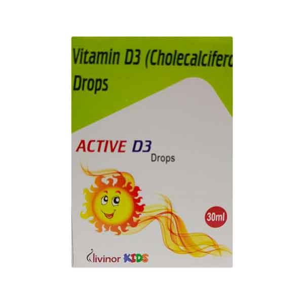 Buy ACTIVE D3 400iu Oral drops 30ml Online at Upto 25% OFF | Netmeds
