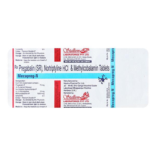 MECAPREG N Tablet 10's Price, Uses, Side effects, Substitutes | Netmeds