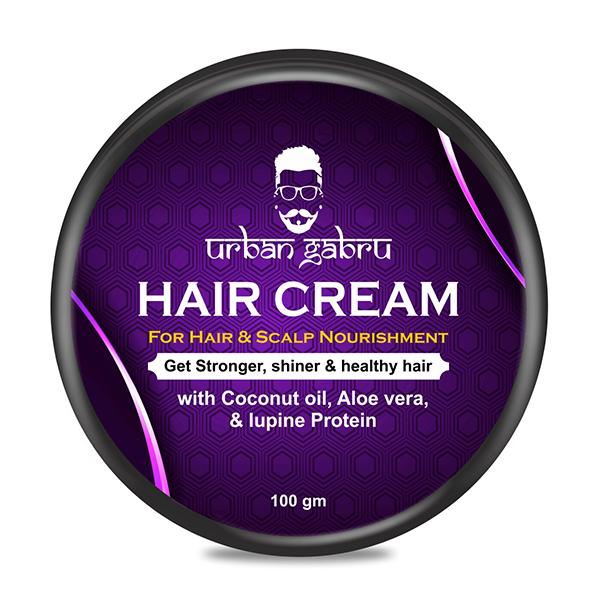 Buy Urban Gabru Hair Cream - Get Stronger,Shiner & Healthier Hair 100gm ...