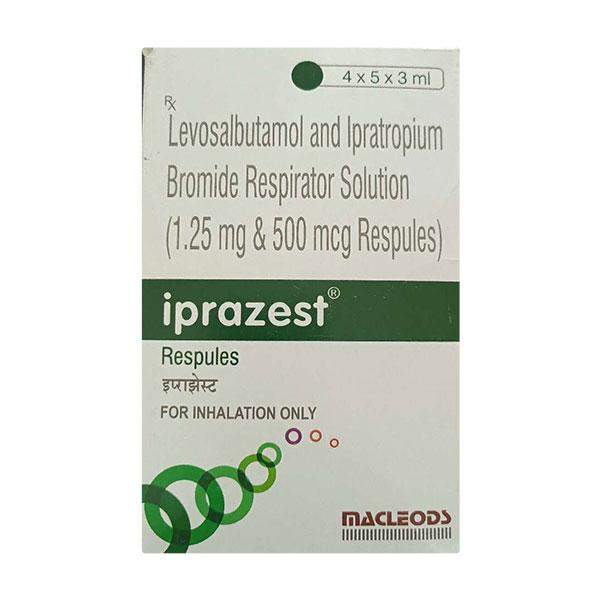 Buy IPRAZEST Respules 5x3ml Online at Upto 25% OFF | Netmeds