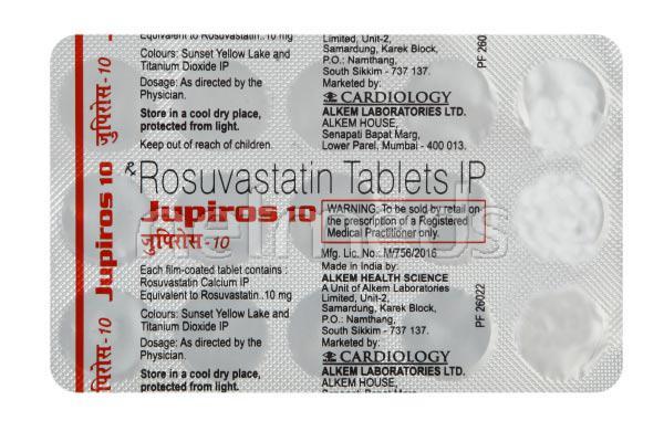 Jupiros 10mg Tablet 15'S : Uses, Side Effects, Price | Netmeds