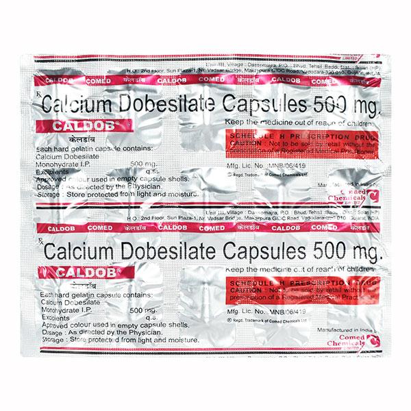 Caldob 500mg Capsule 15'S - Price, Uses, Side Effects | Netmeds