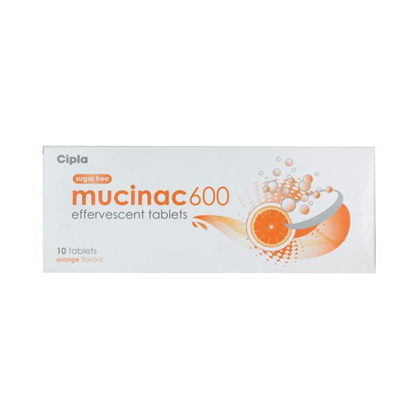 Mucinac 600mg Tablet: View Uses, Side Effects, Price | Netmeds