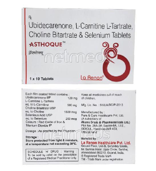 Asthoque Tablet 10'S Price, Uses, Side effects, Substitutes | Netmeds