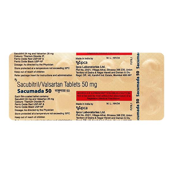 Buy SACUMADA 50 Tablet 14's Online at Upto 25% OFF | Netmeds