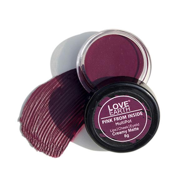 Buy Love Earth Lip Tint & Cheek Tint Multipot - Pink From Inside ...