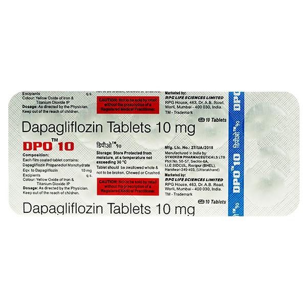 DPO 10mg Tablet 10's : Price, Uses, Side Effects | Netmeds