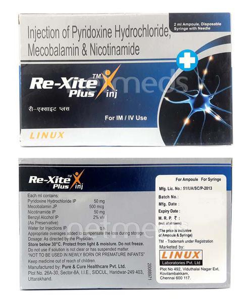 RE Xite Plus Injection 1's : Price, Uses, Side Effects | Netmeds