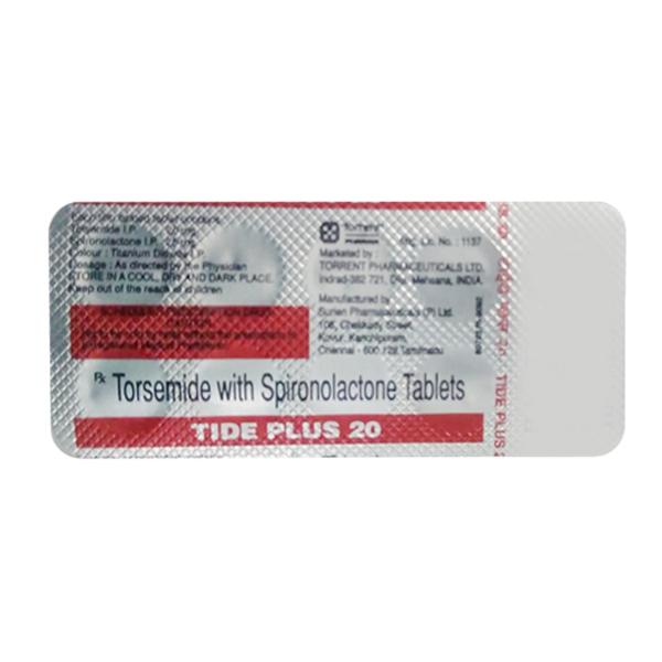 Tide Plus 20mg Tablet 10'S Price, Uses, Side effects, Substitutes | Netmeds