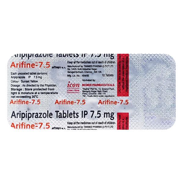 Buy Arifine 7.5mg Tablet 10'S Online at Upto 25% OFF | Netmeds