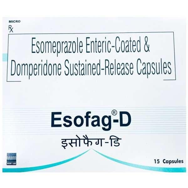 Buy ESOFAG D Capsule 15's Online at Upto 25% OFF | Netmeds