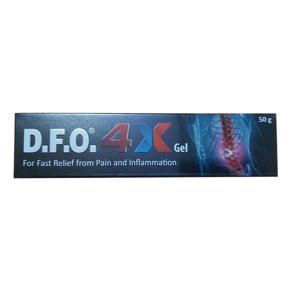 DFO 4X Gel(Topical) 50gm Price, Uses, Side effects, Substitutes | Netmeds