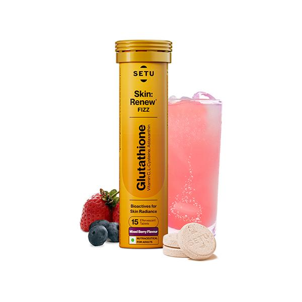 Setu Skin Renew - 15 Effervescent Tablets, Glutathione With Vitamin C ...