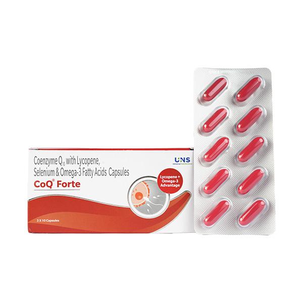COQ FORTE Capsule 10's Price, Uses, Side effects, Substitutes | Netmeds