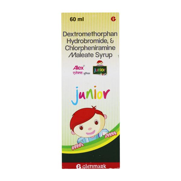 Buy ALEX JUNIOR Syrup 60ml Online at Upto 25% OFF | Netmeds