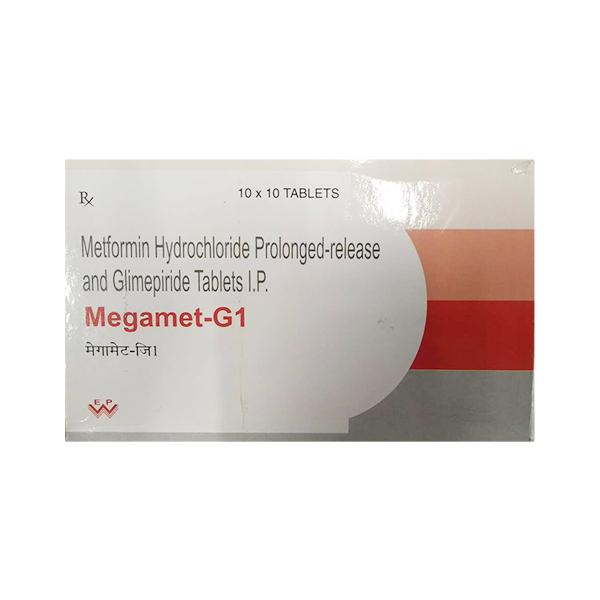 Megamet G 1mg Tablet 10'S : Price, Uses, Side Effects | Netmeds