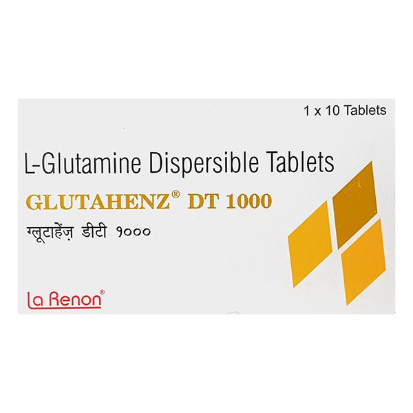 Glutahenz DT 1000mg Tablet 10'S : Price, Uses, Side Effects | Netmeds