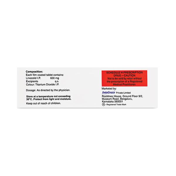 Lizolid 600mg Tablet 10'S - Price, Uses, Side Effects | Netmeds