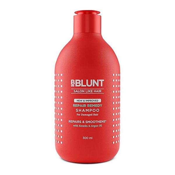 Buy BBlunt Repair Remedy Shampoo Repairs & Smoothens with Keratin and ...