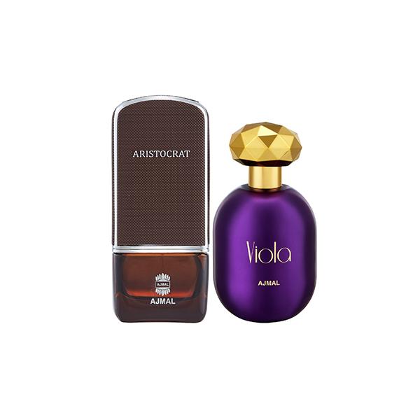 Buy Ajmal Aristocrat EDP Citrus Woody Perfume And Viola EDP Fruity ...
