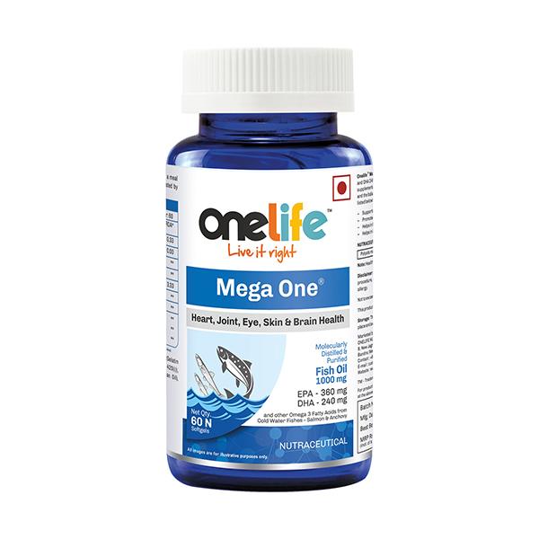 Buy Onelife Mega One Softgel 60's Online at Discounted Price | Netmeds