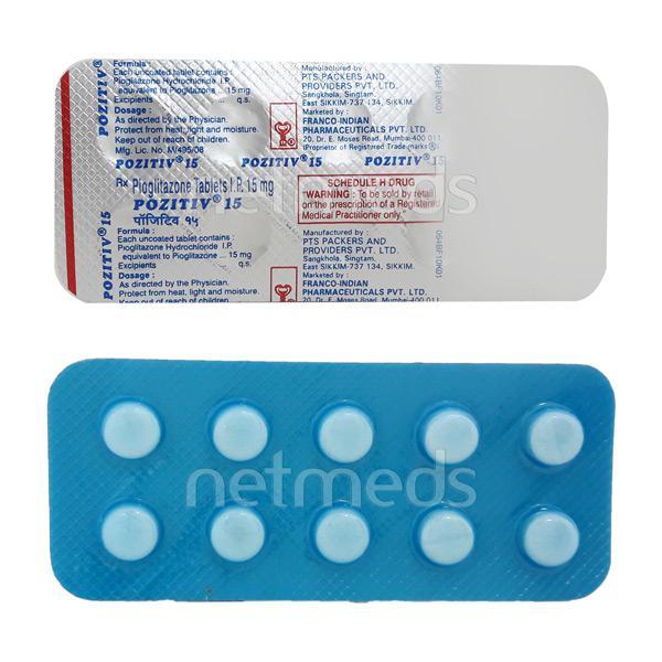 Pozitiv 15mg Tablet 10'S : Price, Uses, Side Effects | Netmeds