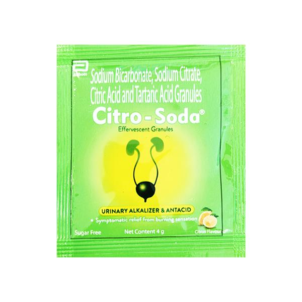 Buy Citro Soda Sugar Free Citrus Flavour Sachet 4Gm Online at Upto 25% ...