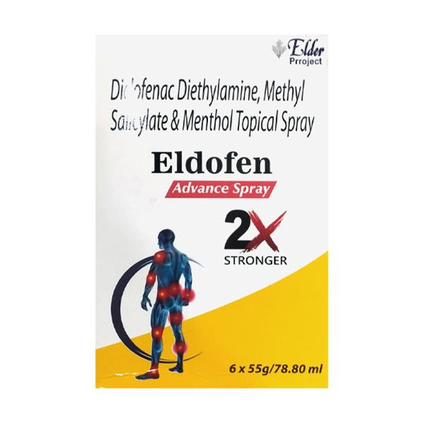 ELDOFEN ADVANCE Spray 55g Price, Uses, Side effects, Substitutes | Netmeds