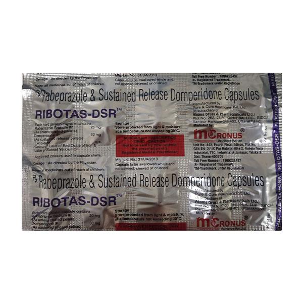RIBOTAS DSR Capsule 10's Price, Uses, Side effects, Substitutes | Netmeds
