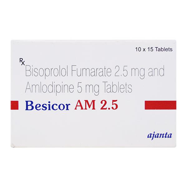 BESICOR AM 2.5 Tablet 15's Price, Uses, Side effects, Substitutes | Netmeds