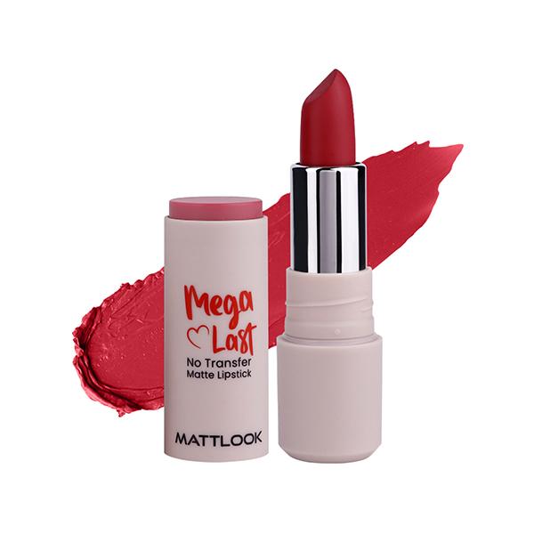 Matt Look Mega Last No Transfer Matte Lipstick With Smudge Proof ...
