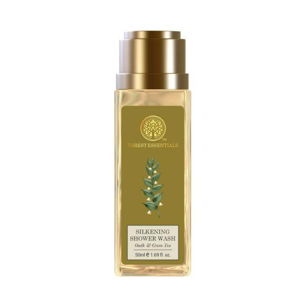 Buy Forest Essentials Silkening Shower Wash Oudh & Green Teabody Wash ...
