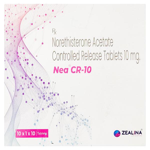 NEA CR 10 Tablet 10's Price, Uses, Side effects, Substitutes | Netmeds