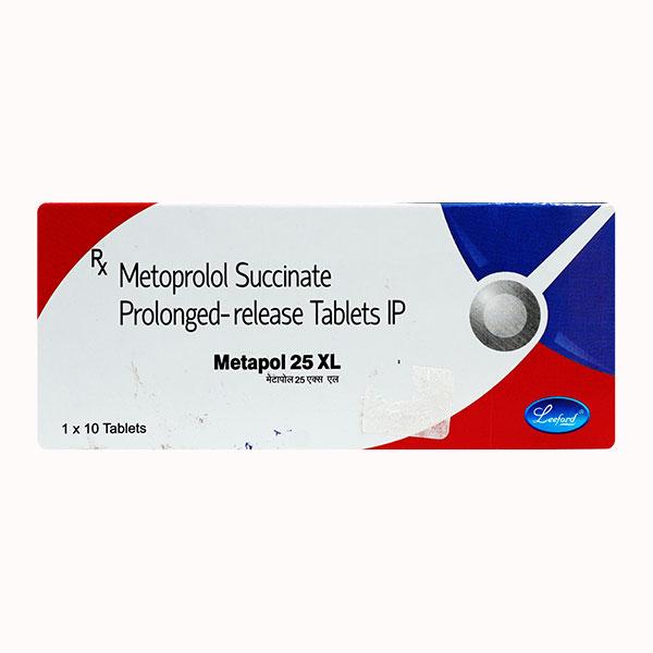 METAPOL XL 25mg Tablet 10's : Price, Uses, Side Effects | Netmeds