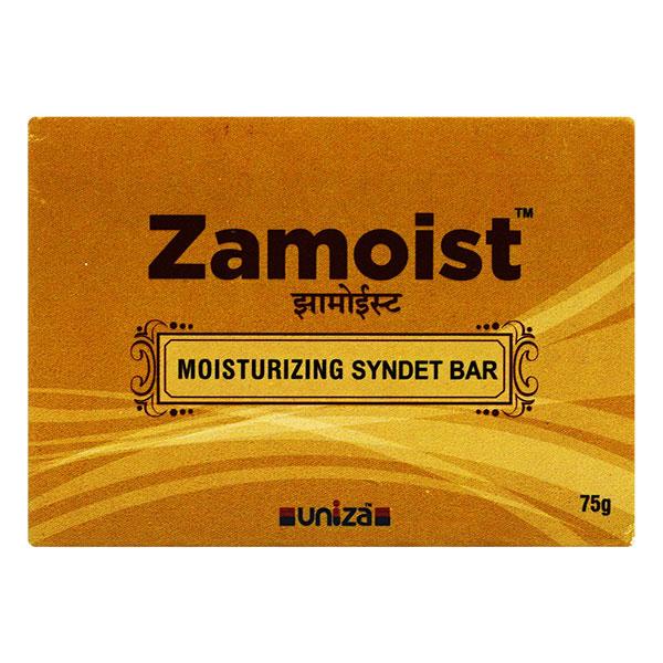 ZAMOIST MOISTURIZING Syndet Bar 75gm Price, Uses, Side effects ...