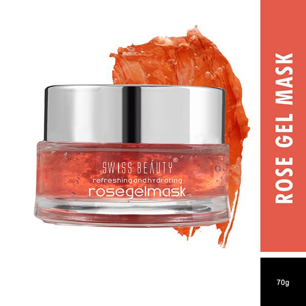 Buy Swiss Beauty Rose Gel Mask 70 gm Online at Best Price - Masks & Peels