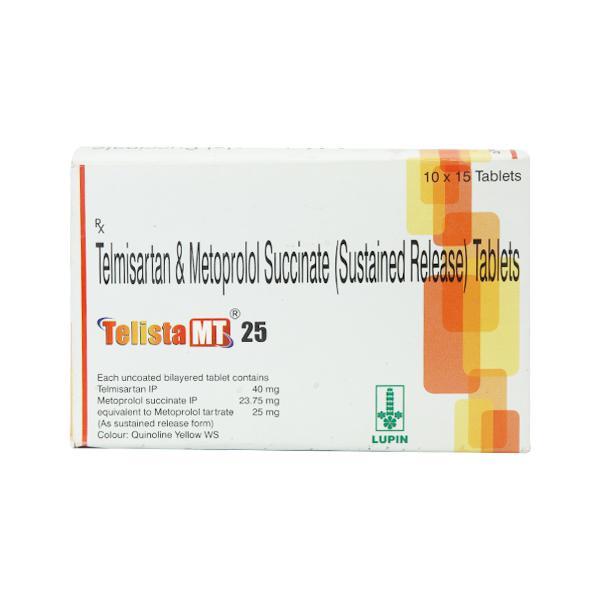 Telista MT 25mg Tablet 15'S : Price, Uses, Side Effects | Netmeds