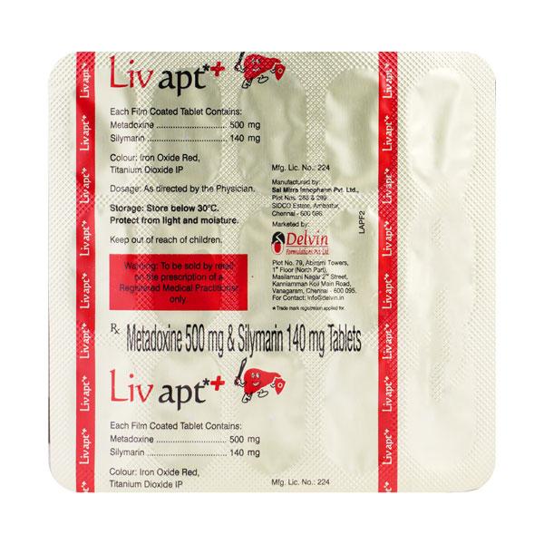 LIV APT + Tablet 15's Price, Uses, Side effects, Substitutes | Netmeds