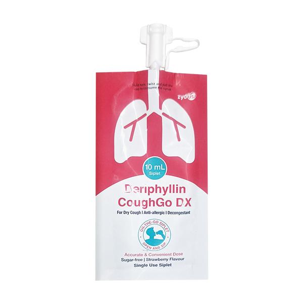DERIPHYLLIN COUGHGO DX SUGAR FREE STRAWBERRY FLAVOUR Siplet 10ml