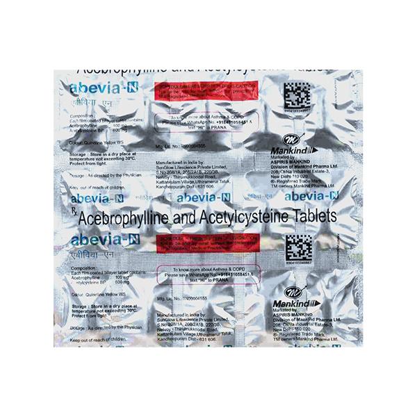 Buy ABEVIA N Tablet 15's Online | Netmeds