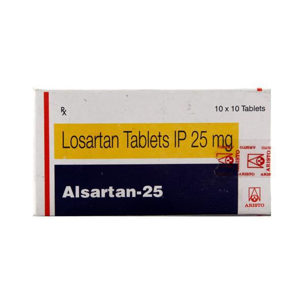 Alsartan 25mg Tablet 10'S : Price, Uses, Side Effects | Netmeds